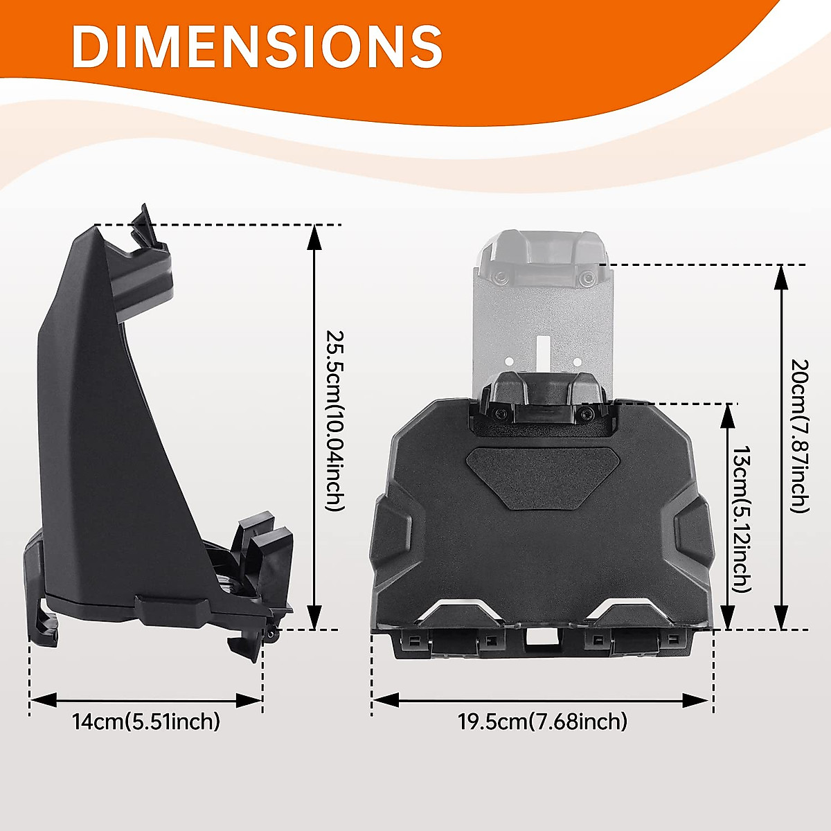 CUSAUTV X3 Electronic Device Tablet Phone Holder GPS Mount Compatible with 2017-2024 Can Am Maverick X3 / X3 Max DS MR RC Turbo R Accessories with Storage Box Organizer Tray,Replace for #715002874