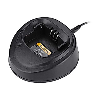 Walike Talkie Desktop Charger 12V Charger Power Adapter for Motorola DP1400/ DEP450/ EP450/ GP3188/ GP368/ GP3688/ CP040/ CP140/ CP160/ CP180/ CP150/ CP200/ PR400/ CP200/ CP040/ CP140/ CP180(US)