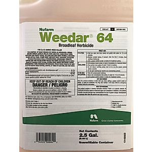 Weedar 64 Broadleaf Herbicide 5 Gallons, Liquid (2 x 2.5gal)