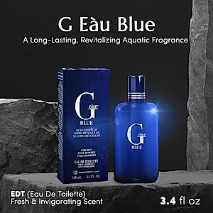 PB ParfumsBelcam G Eau Blue, Eau de Toilette Spray, Our version of a Designer. 3.4 Fl.Oz.
