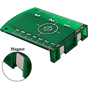 Firecore 2Pcs Laser Target Card Plate for Green Beam Laser Level-FLT20G