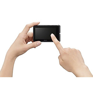 Sony DSC-TX30/B 18 MP Digital Camera with 5x Optical Image Stabilized Zoom and 3.3-Inch OLED (Black)