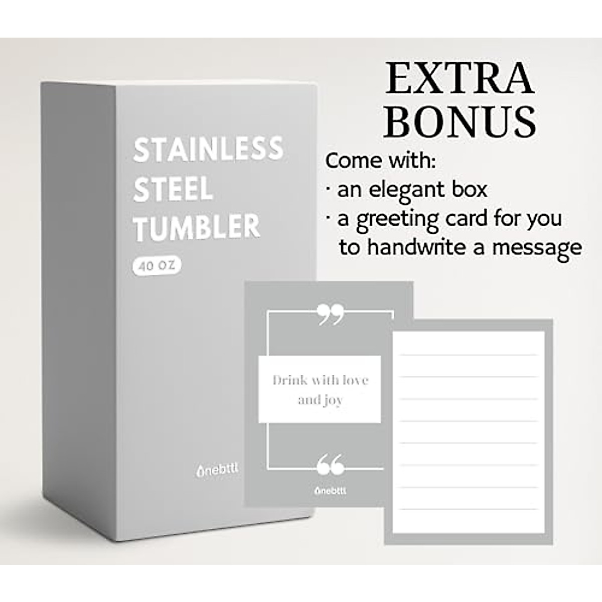 Onebttl Personalized 40 oz Tumbler with Handle and Straw, Monogrammed Travel Cup for Men, Custom Coffee Mugs, Unique Birthday Christmas Gifts for Men Who Have Everything, D