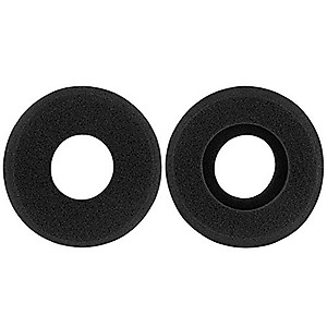Geekria Comfort Foam Replacement Ear Pads for GRADO SR60, SR80, SR125, SR225, M1, M2 Headphones Ear Cushions, Headset Earpads, Ear Cups Cover Repair Parts (Black)