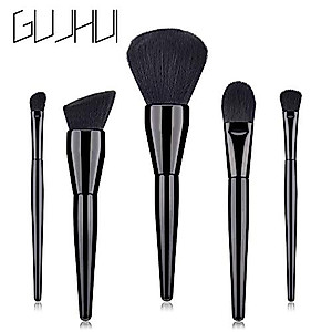 Mens Wet Hair Brush Tools Foundation Eyeshadow Makeup Brush Cosmetic Sets Wooden 5PCS Eyebrow Brush Brush The Good Place Merchandise