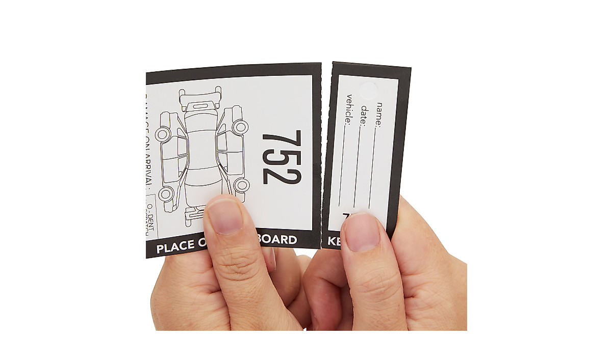 Juvale 2000-Piece Valet Tickets for Efficient Parking