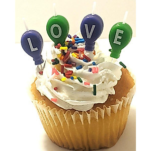 Personlaize with Unique Balloon Birthday Candles with Letters for Custom and personalizing | Spell The Guest of Honors Name | Use The Bundle Pack for Multiple Letters