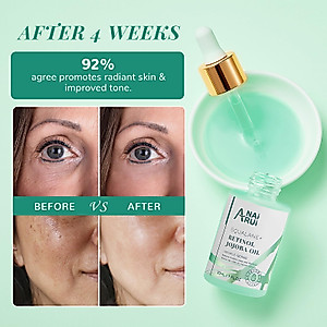 Squalane Retinol Jojoba Oil Moisturizer for Face Hydrate, Nourish, Moisturize Fine Lines and Wrinkles, Wrinkle-Repair Facial Oil for Smoother, Supple Skin 1 fl. Oz