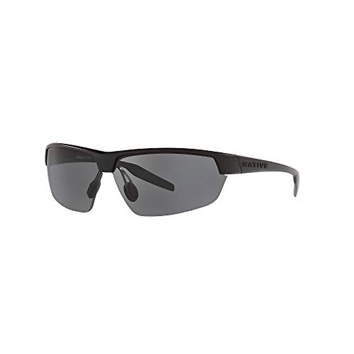 Native Eyewear Hardtop Ultra Polarized Rectangular Sunglasses, Asphalt Frame, 68 mm