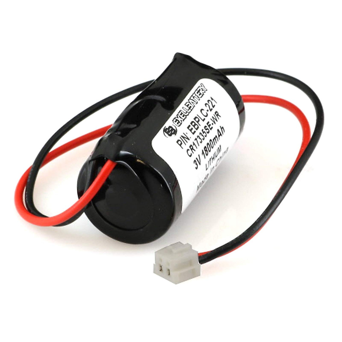 Exell Lithium PLC Computer Backup Battery, Replaces COMP-221, Energy Plus PLC-221, and Modicon 990XCP98000 (3 Volts)