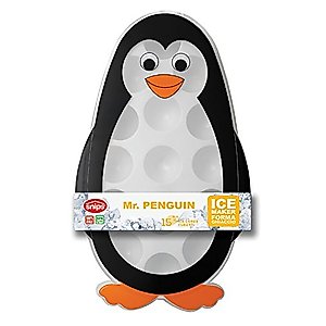 Snips Mr. Penguin Stackable Ice Tray with Lid