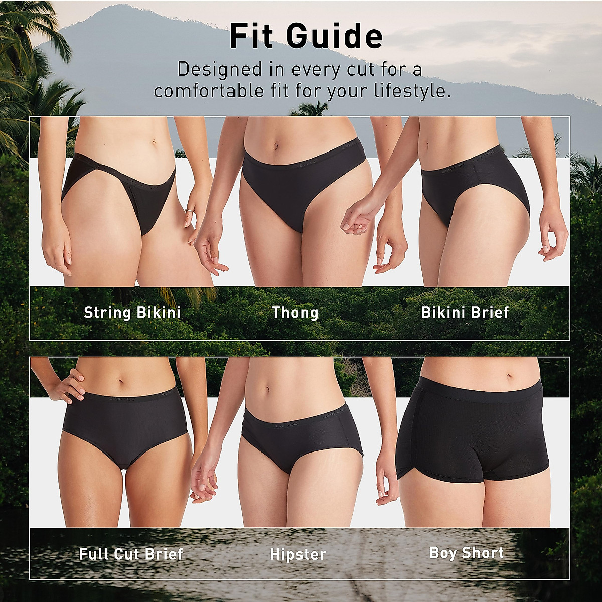 ExOfficio Women's Give-N-Go 2.0 Full Cut Brief, Ink, X-Large