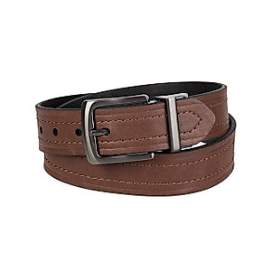 Levi's Men's Reversible Casual Jeans Belt, Brown/Black 1, Medium (34-36)