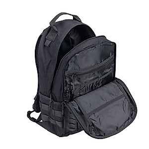 EXCELLENT ELITE SPANKER Military Tactical Backpack 18L Molle Backpacks Army Assault Survival Rucksack Pack (BLK)