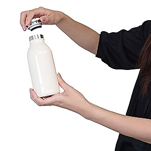 Water Bottle, Vacuum Insulated, Screw Type, Mug, Bottle, 1.2 fl oz (0.35 L), Turquoise, Mosh!