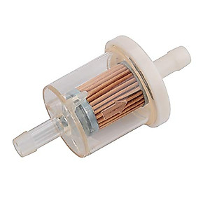 Harbot 49019-0027 Fuel Filter for Kawasaki 49019-7001 49019-7005 49019-0014 1/4" Inline Fuel Filter for Briggs and S 691035 493629 5065 2hp 17.5hp 27hp 35hp Engines John Deere AM108356