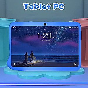 Zerodis Childrens Tablet US Plug 100240V 5000mAh Capacity HD Tablet 4GB 32GB with Photography Support for 10.0 (Blue)