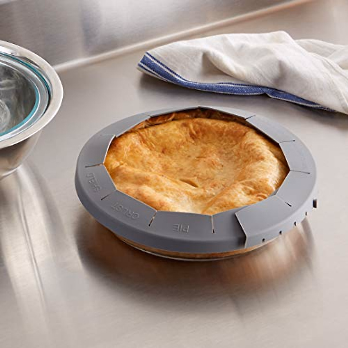 AmazonCommercial Pie Crust Protector - Set of 2