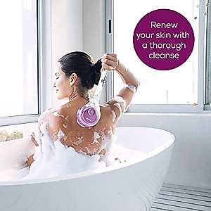 Beurer FC55 Electric Body Scrubber for Exfoliating and Massage, Waterproof for Showering, Cordless and Rechargeable, Spinning Skin Cleansing Brush with 2 Attachments