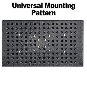 Mail Boss Curbside, Wood Grain 7510 Mail Manager Locking Security Mailbox , Black