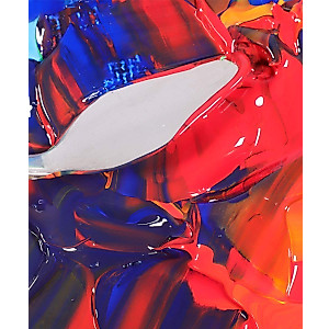 Mont Marte Studio Acrylic Paint Set, 18 Piece, 36ml Tubes. Lightfast Colours with Great Coverage, Ideal for Canvas, Wood, Fabric, Leather, Cardboard, Paper, MDF and Crafts.