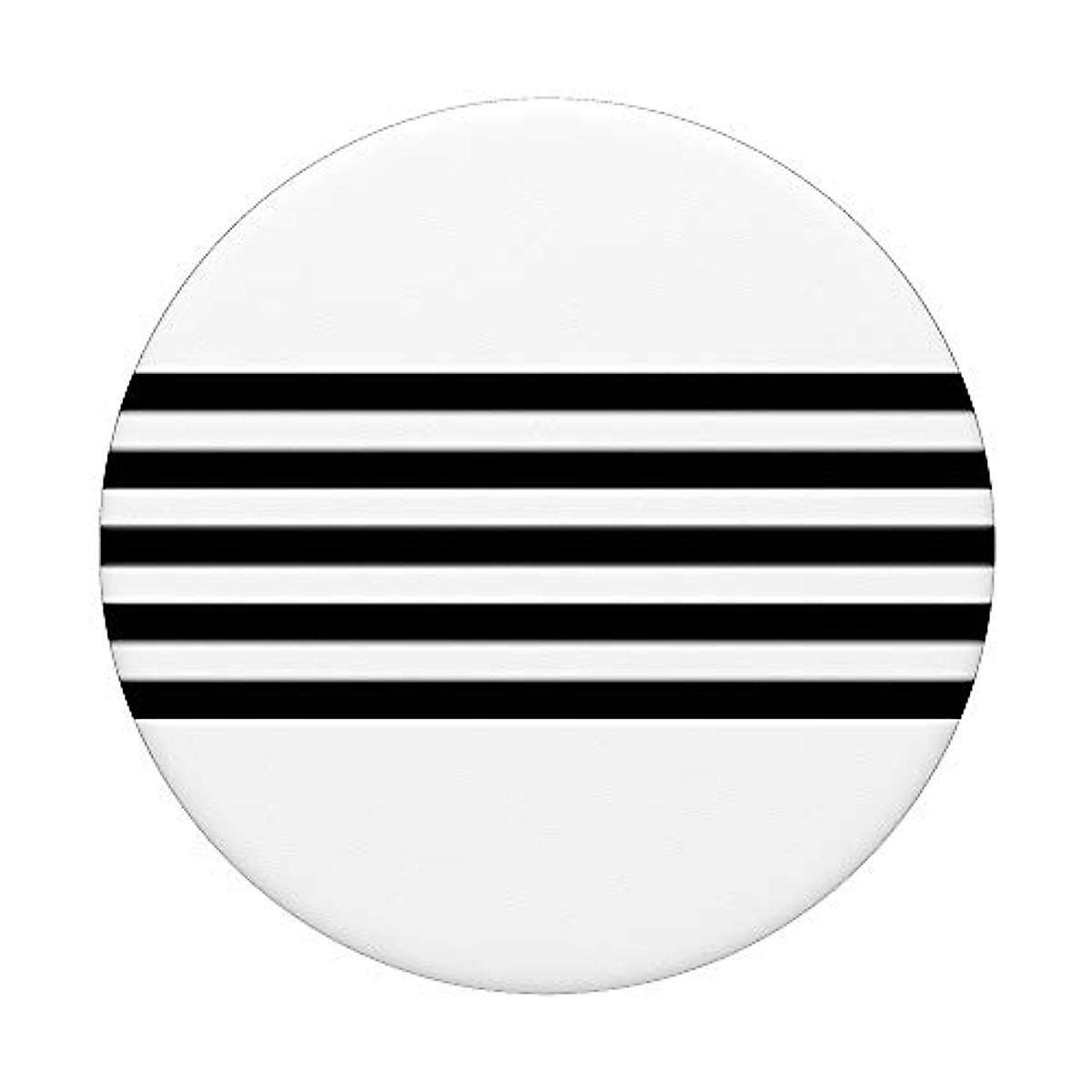 Black and white - Gift idea - Black and white striped PopSockets Swappable PopGrip