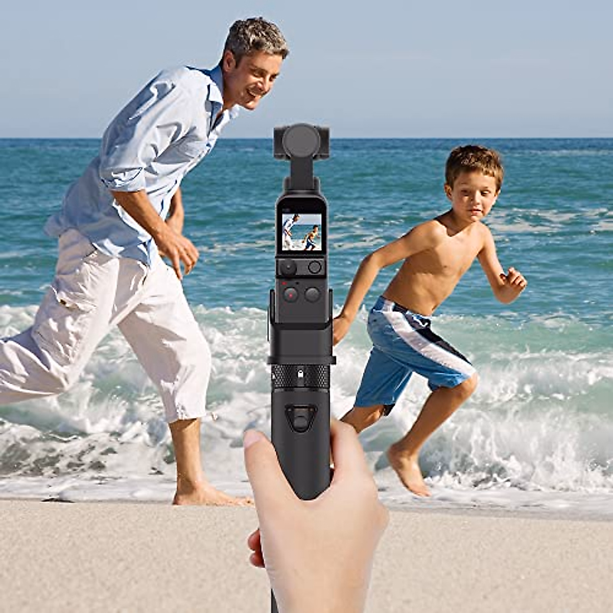 Smatree Portable Osmo Pocket 2 Battery Grip,Power Stick,5000mAh Extension Rod Power Bank Compatible with DJI Osmo Pocket 2 & DJI Osmo Pocket (Selfie Stick and External Battery Bank 2 in 1)