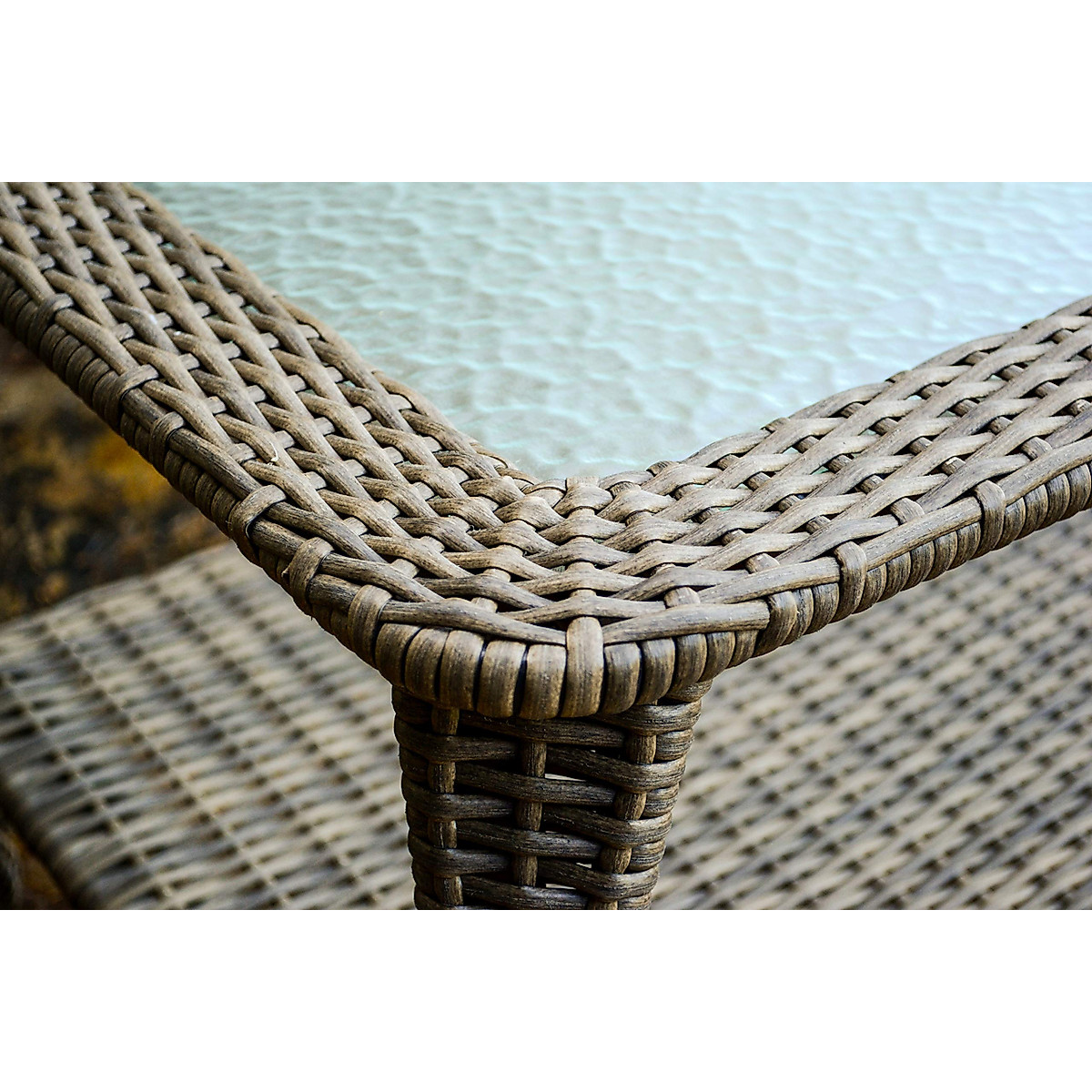 Tortuga Outdoor Rio Vista 6 Piece Sofa Patio Furniture Set, Brown and Beige