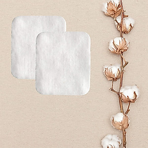 Swisspers Premium Ultra Soft Facial Cleansing Cotton Pads 50 ea (Pack of 4)