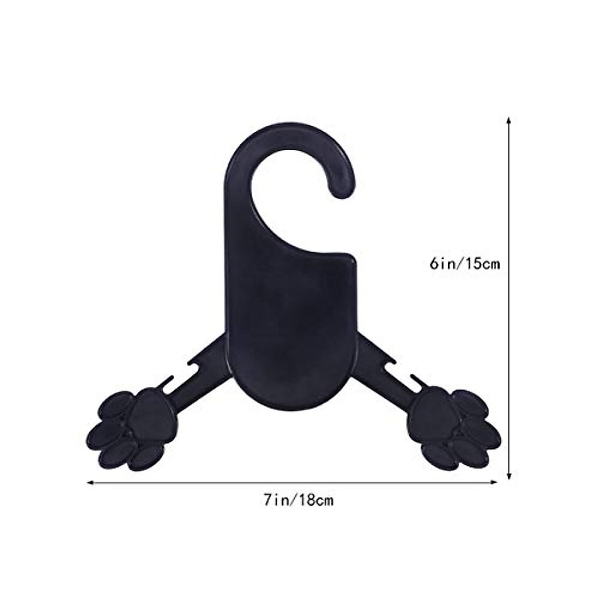 UEETEK Pet Clothes Hangers for Dog Cat Baby Toddler Small Coat Hanger Size S Pack of 10