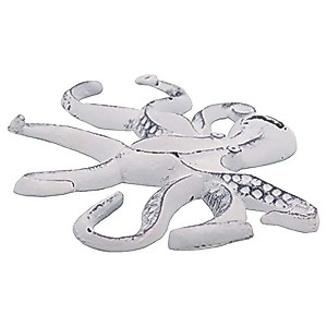 Swimming Octopus Key Hook Antique Look/Distress Blue/Vintage Hook/Sea Theme Hook/Coastal Hook and Swimming Octopus Key Hook Antique Look/Distress Pink/Vintage Hook/Sea Theme Hook/Coastal Hook