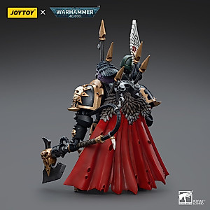 JoyToy Warhammer 40K 1/18 Action Figure Chaos Space Marines Crimson Slaughter Brother Karvult and Brother Maganar Military Collections Model Pack