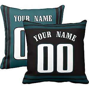 Philadelphia Throw Pillow Custom Any Name and Number for Men Youth Boy Gift