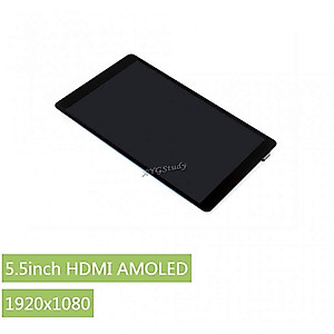 5.5 inch HDMI AMOLED Display with Toughened Glass Cover 1920x1080 Capacitive Touch HDMI Interface Supports Mini PC Raspberry Pi 4 3 2 1 Model B B+ A+ Computer Monitor @XYGStudy