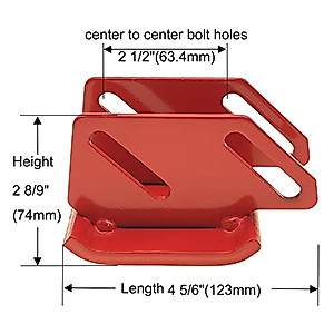 Outdoor Power 2 Pieces Snowblower Skid Shoes Replace 74-1100-01 Clinic 2134249 62-0980 62-0990 74-1100 for Models 624 824 1132 828 and Power Shift Snowblowers