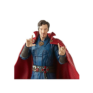 Marvel Legends Series Doctor Strange in The Multiverse of Madness 6-inch Collectible Doctor Strange Cinematic Universe Action Figure Toy,4 Accessories
