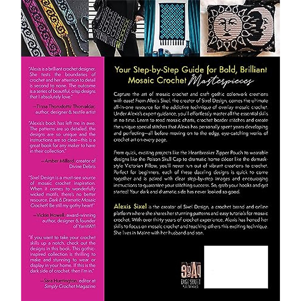 Dark & Dramatic Mosaic Crochet: A Master Guide to Overlay Colorwork with 15 Modern Goth & Alternative Patterns