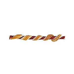 Good'N'Fun Triple Flavored Rawhide Twists For Dogs, 35 Count,Chicken,0.14 pounds