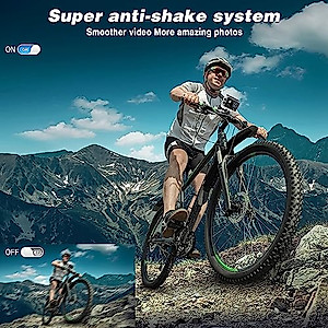 HiDectee Action Camera 4K 30FPS Sports Camera, 170° Wide-Angle 30M Waterproof Underwater Camera with 2.4G Remote Control, Built-in WiFi, 2 Batteries, 32G SD Card and Helmet Mount Accessories Kits