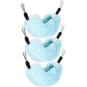 Yuehuam 3Pcs Bird Nest Bed,Parrot Hanging Hammock Snuggle Hut Parrot House Bed Tent Toy for Small Animals Parakeet Budgies Cockatiels