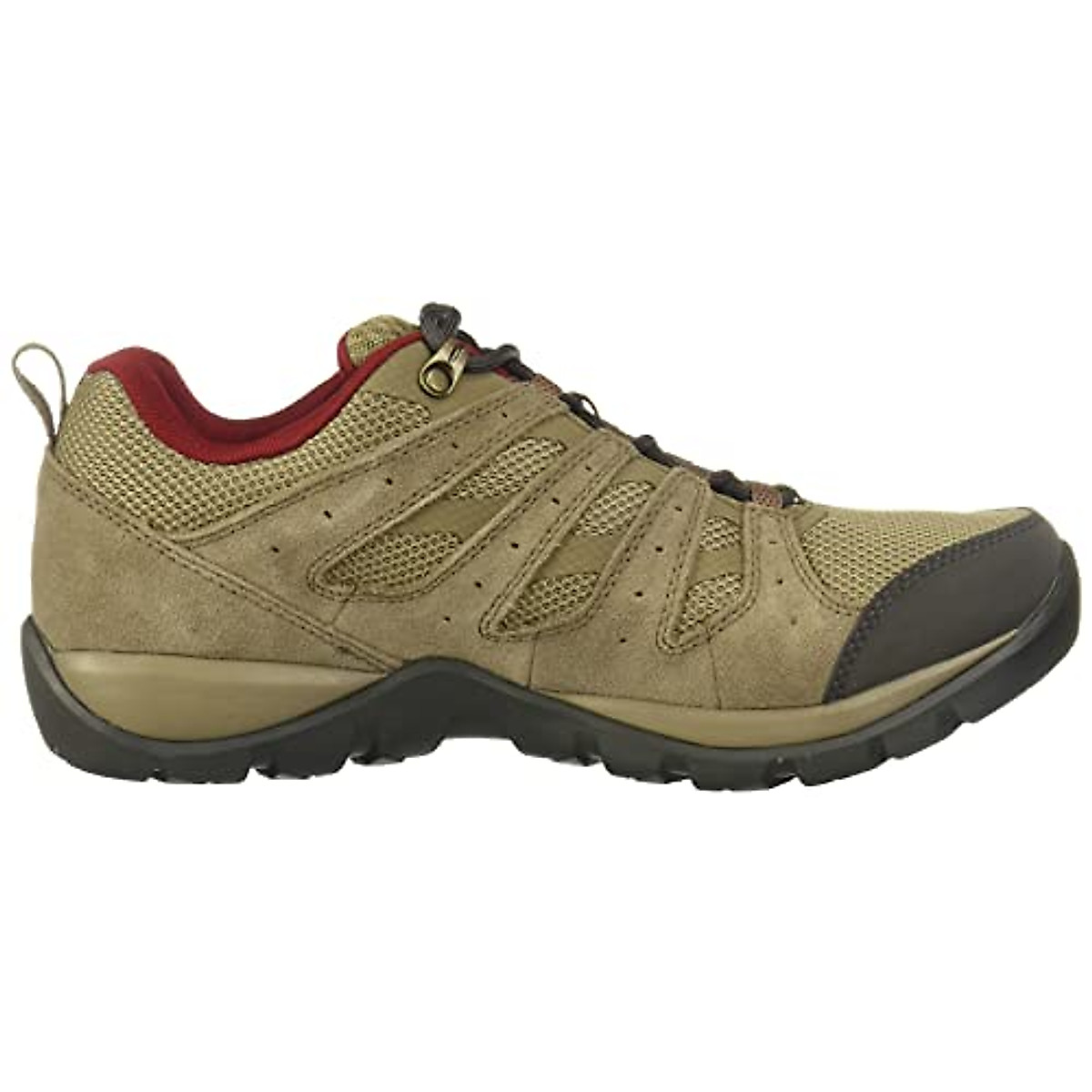 Columbia Women's Redmond V2 Waterproof, Pebble/Beet, 9