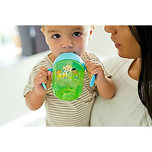 The First Years CoComelon Weighted Straw Cup — Bottle to Cup Transition Toddler Cups — 7 Oz — 6 Months and Up
