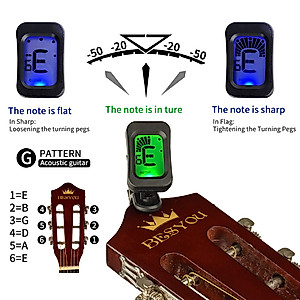 BESYOU Acoustic guitar children's guitar Includes Stand, Gig Bag, Tuner, entry practice guitar 30 -inch student beginner set with a guitar rack with a guitar rack…