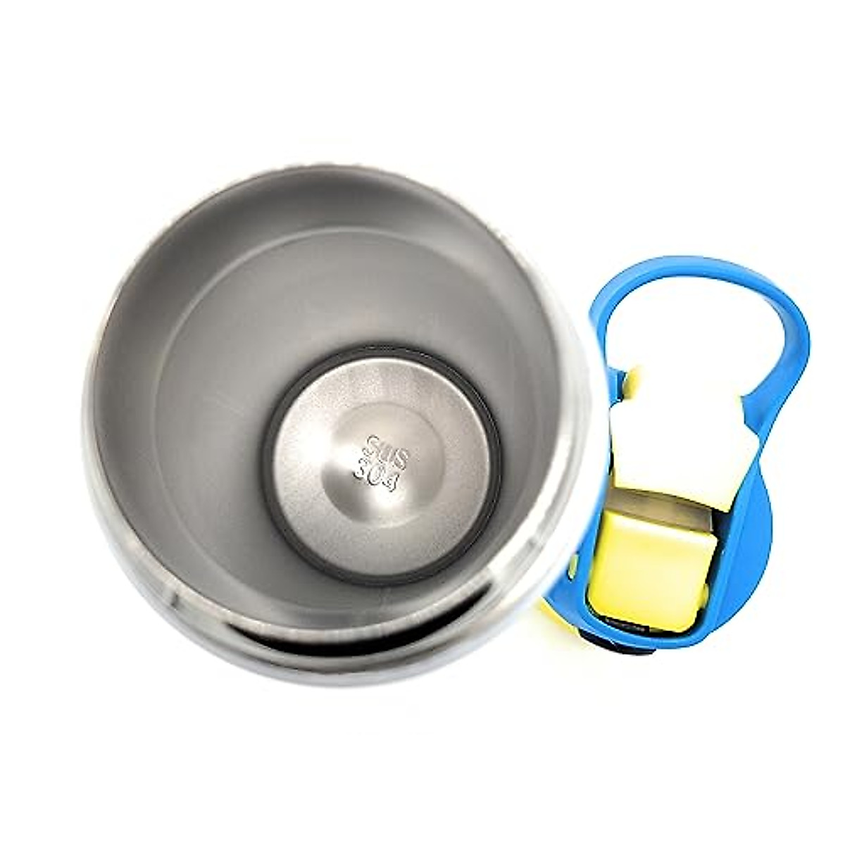 12oz "NOTHING WRONG IN DOING GOOD" Glow in the Dark, Wide Mouth Color changing Water Bottle for Kids (Blue)