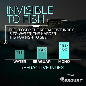 Seaguar Red Label 100% Fluorocarbon Fishing Line 20lbs, 175yds, Clear - 20RM175