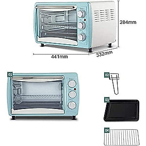19L Oven,Adjustable Temperature 0-250℃ and 60-Minute Timer Three-Layer Baking Position Household Baking Electric Oven