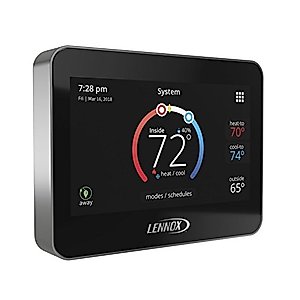 Lennox 15Z69 iComfort M30 Universal Smart Programmable Thermostat, 4.3" LCD Color Display, Geo-Fencing, Remote Access, Wi-Fi and Alexa Enabled