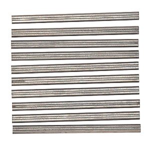 3-1/4 82mm Carbide Tipped Planer Blades Knife Portable Hand Wood Razor For DeWalt DW680K D26677K Bosch PL1632 PL2632K Makita KP0810 KP0800K WEN 6530 B&D Craftsman Ryobi Hitachi most Hand Planer 10pc
