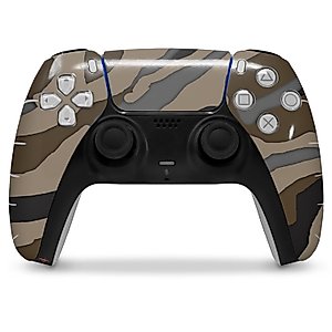 WraptorSkinz Skin Wrap compatible with Sony PS5 DualSense Controller Camouflage Brown (CONTROLLER NOT INCLUDED)