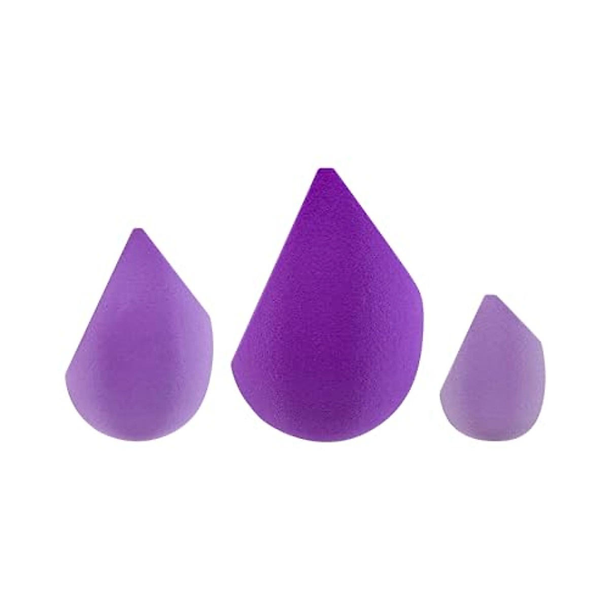 EcoTools Bioblender Makeup Sponge Trio, Large, Medium, & Small Beauty Sponges, Natural Makeup Blender Beauty Sponges for Liquid and Cream Foundation, Cruelty Free and Vegan, 3 Count